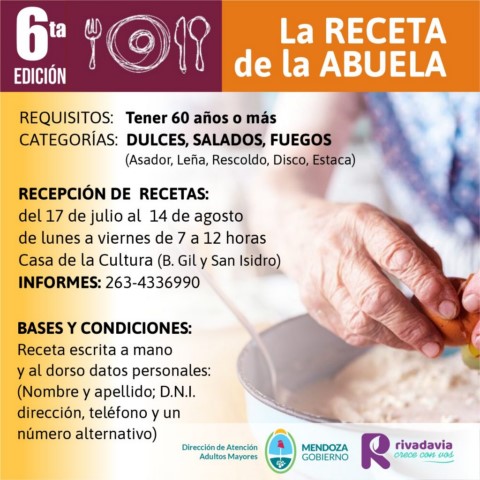 Comienza la 6º edición del concurso “La Receta de la Abuela” - El ...